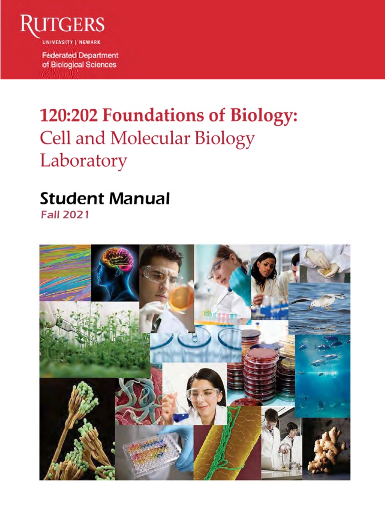 120-202 Fall 21 Lab Manual | PDF | Biology | Molecular Biology