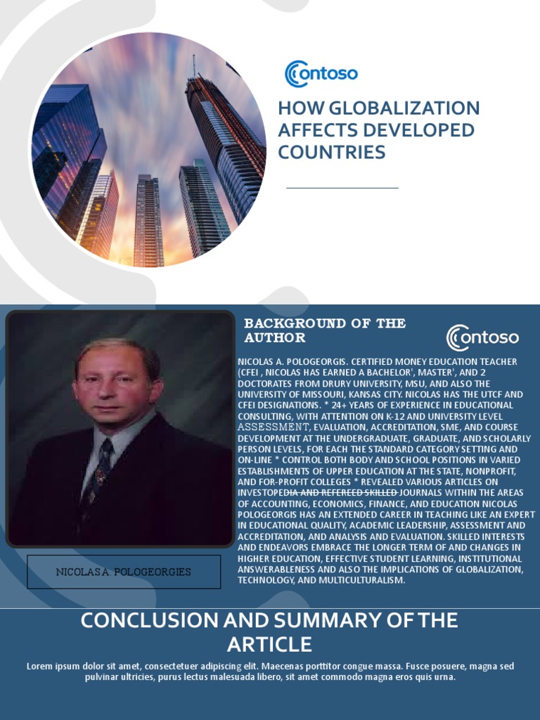 How Globalization Affects Developed Countries Rea | PDF | Cognition ...