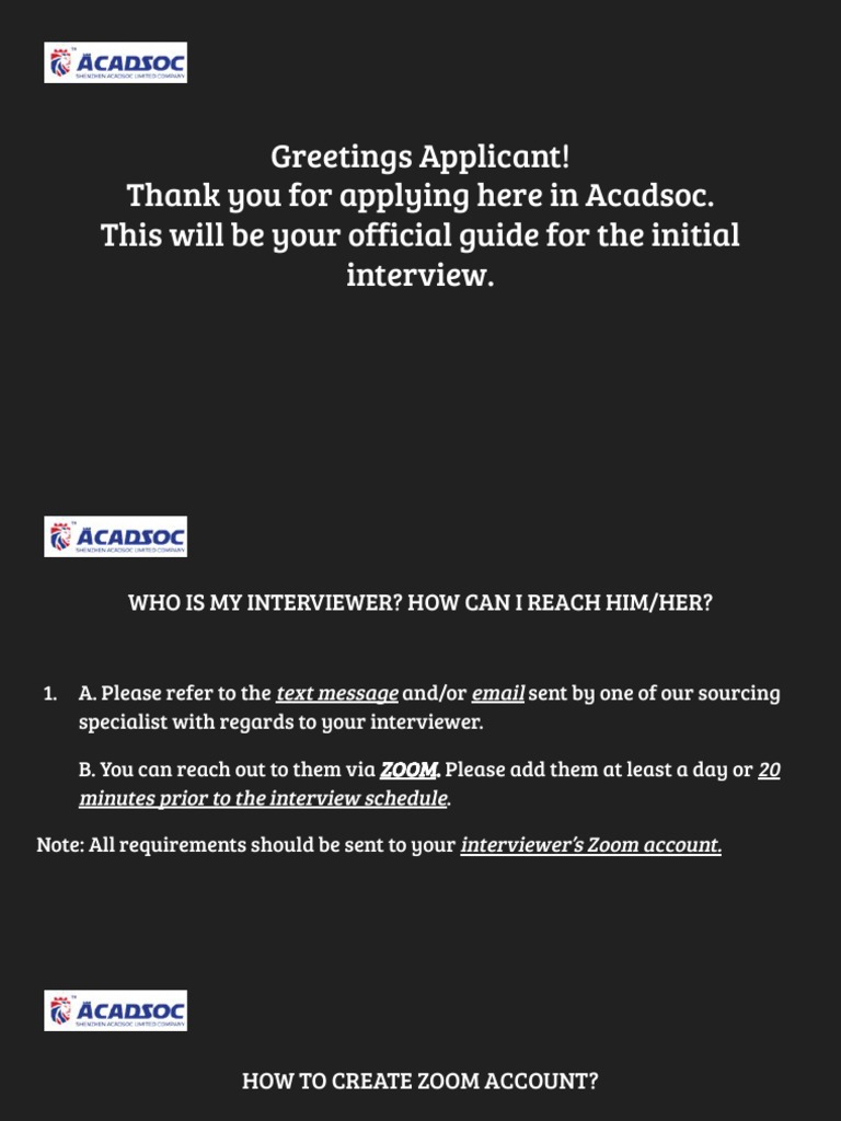 Acadsoc Interview Preparation Guide | PDF | Central Processing Unit ...