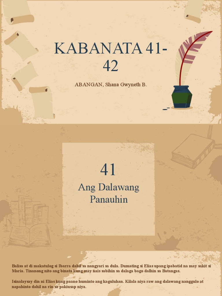 Kabanata 41 To 42 | PDF
