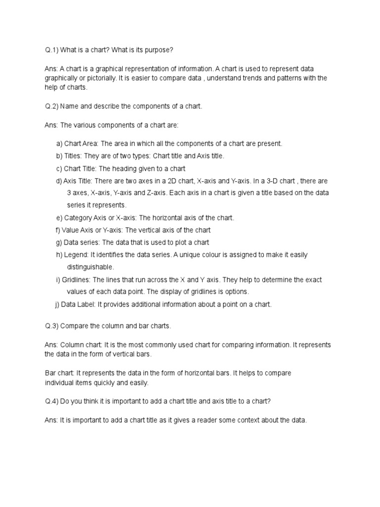 Ict Notes | PDF | Chart | Cartesian Coordinate System