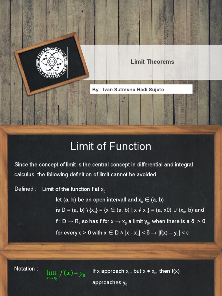 Limit Theorem | PDF | Trigonometric Functions | Continuous Function