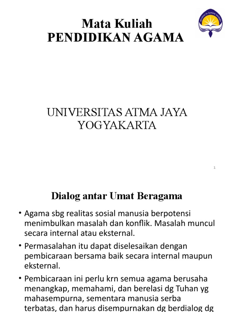 6 - Dialog Antar Umat Beragama | PDF