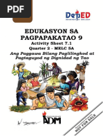 EsP 9 Q1 Modyul 4 | PDF