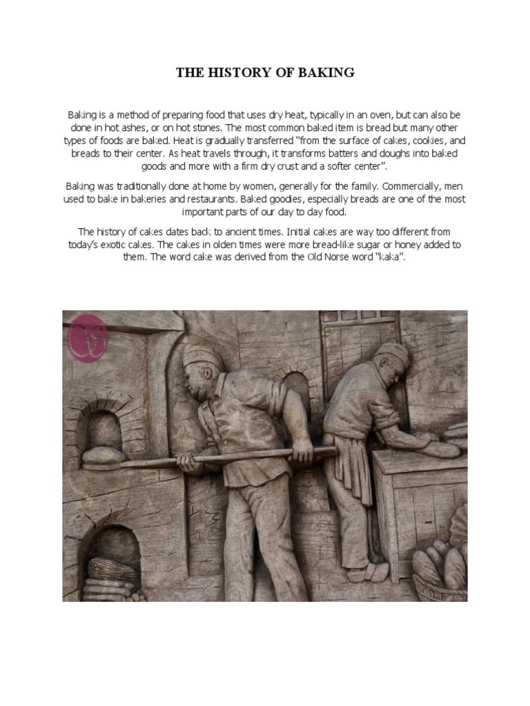 History of Baking | PDF | Baking | Cakes