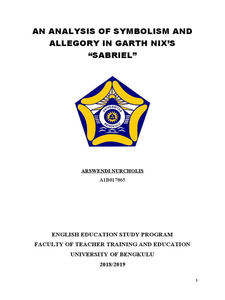 An Analysis of Symbolism and Allegory in Garth Nix | PDF