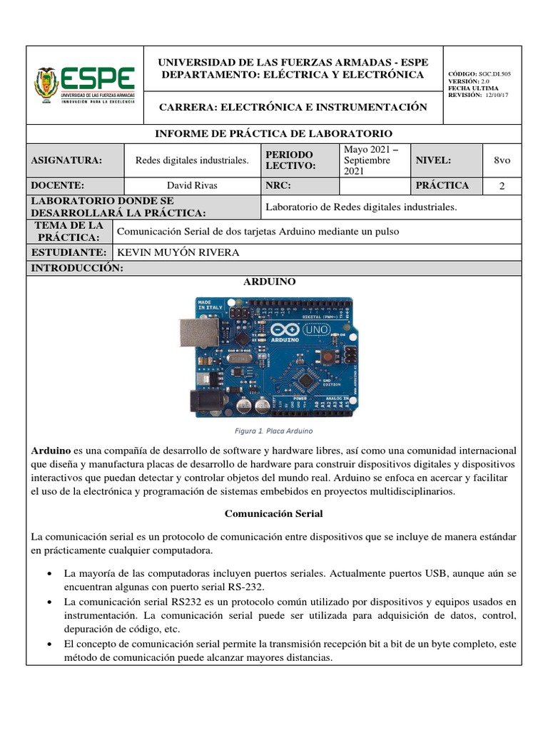 Practica 2 | PDF | Arduino | Hardware de la computadora