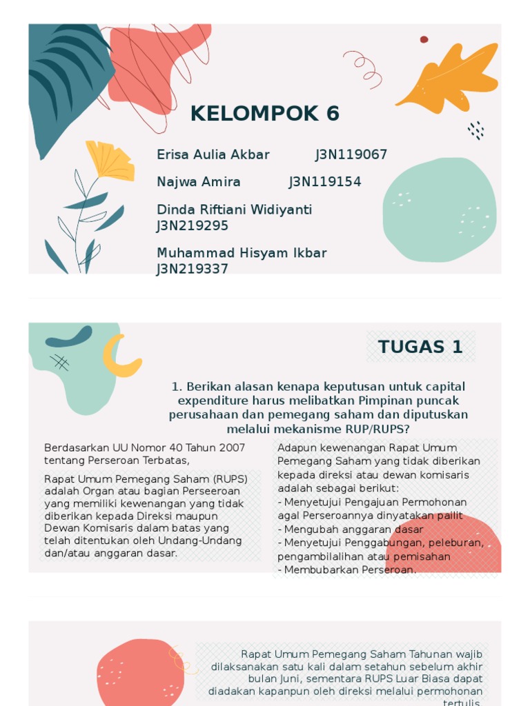 Tugas Kel 6 BP1 Tugas 9 | PDF