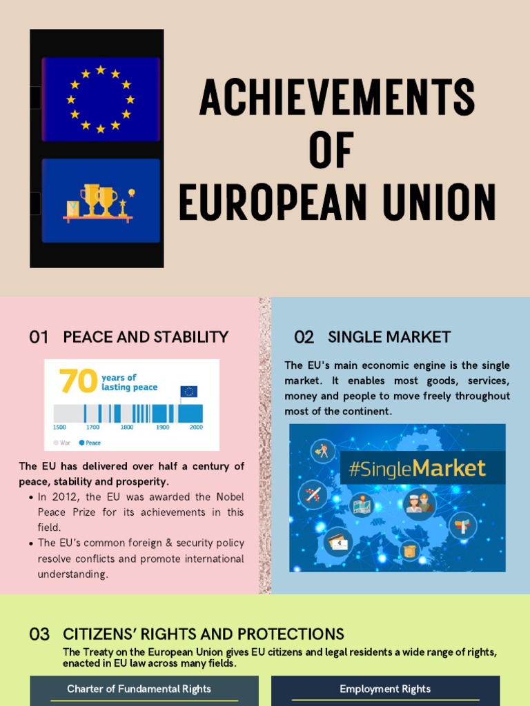 Achievements of European Union | PDF | European Union | Justice