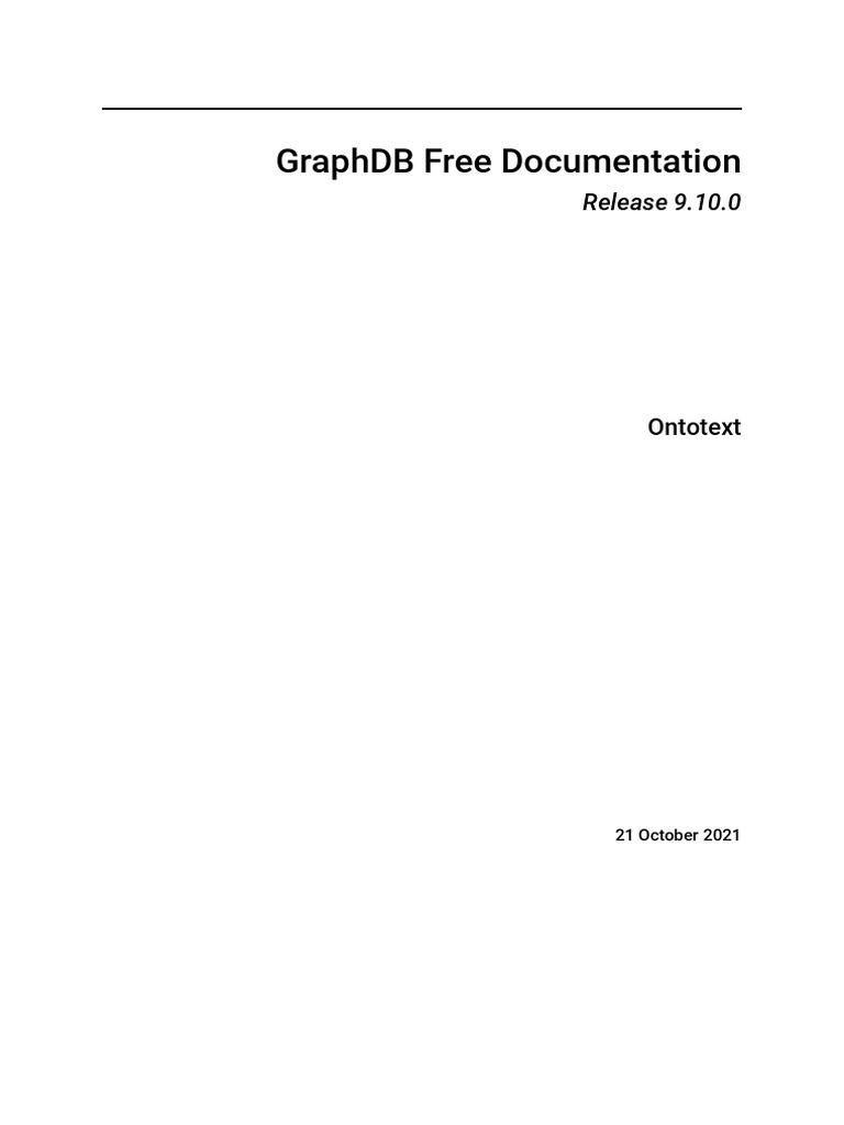 GraphDB Free | PDF | Computer Data | Computer Engineering