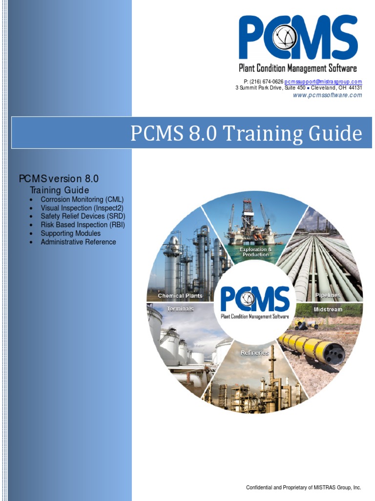 2014 PCMS 8 0 Training Outline | PDF | Window (Computing) | Microsoft Excel