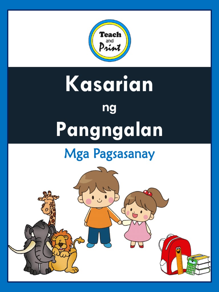 TAP-Kasarian NG Pangngalan (Mga Pagsasanay) | PDF