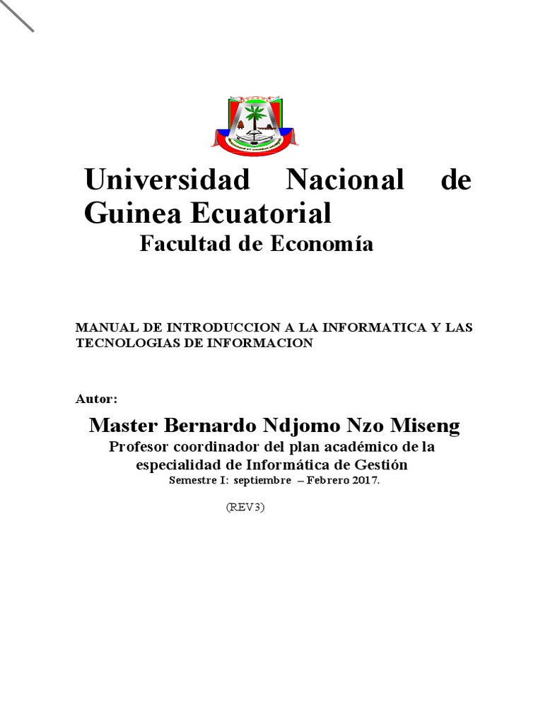 MANUAL DE Introduccion A La Informatica V3 | PDF | Hardware de la ...