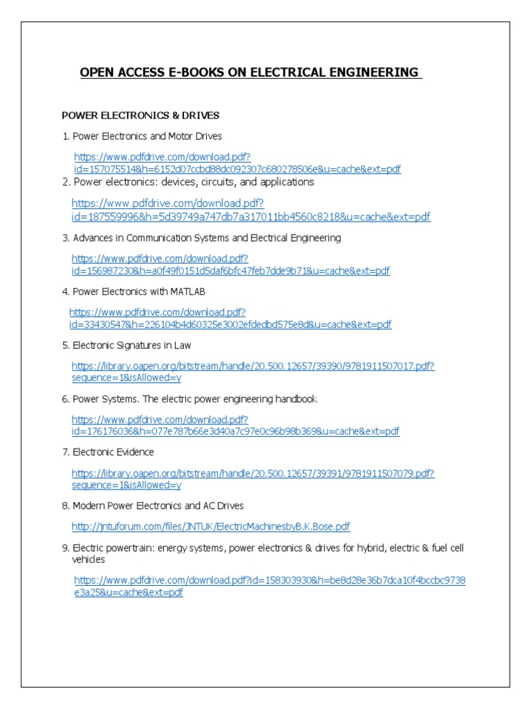 E-Books EEE | PDF | Power Electronics | Electronics