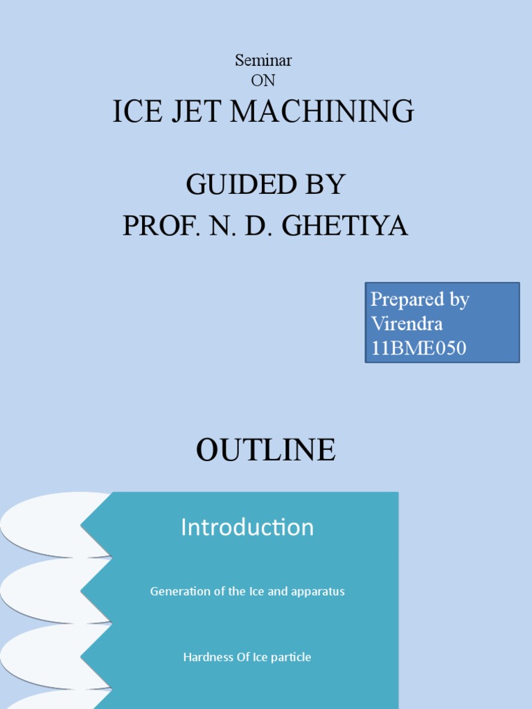 Pdfslide - Tips Ice Jet Machining | PDF | Machining | Ice