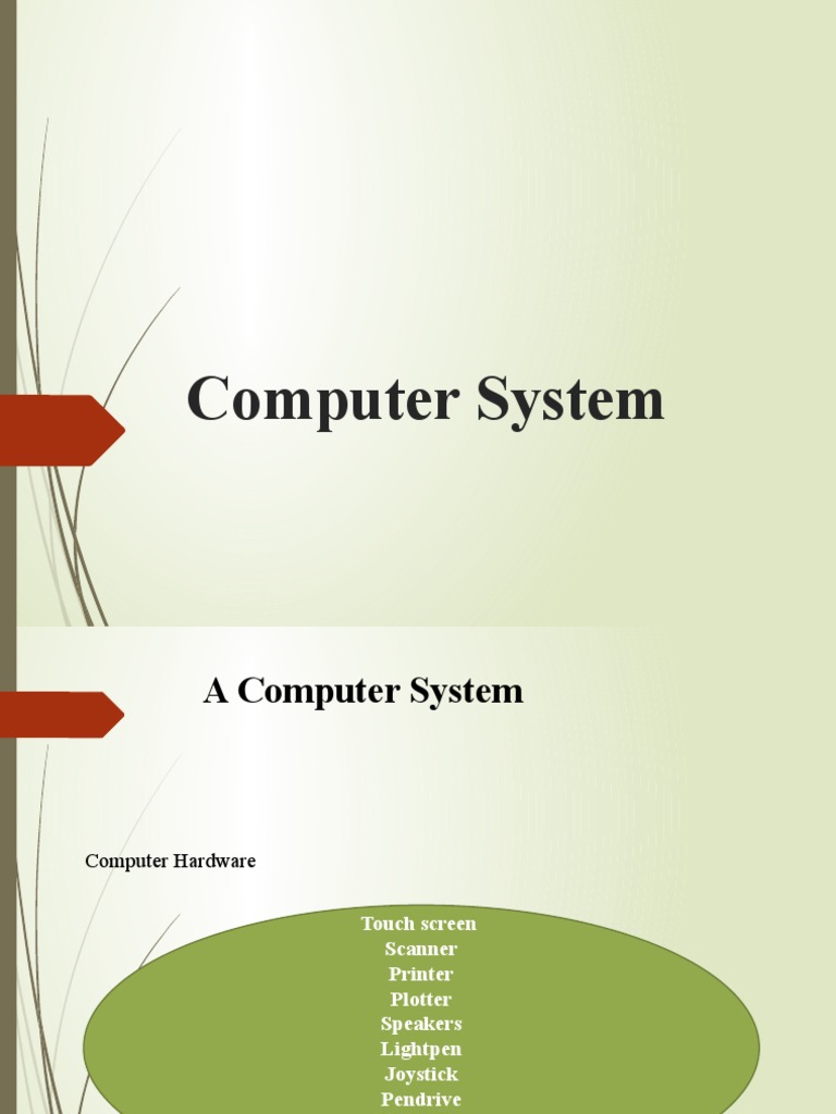 A Computer System Week6!07!07 21 | PDF | Computers