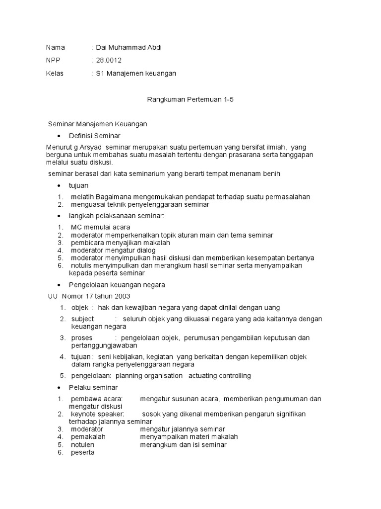 Dai Muhammad Abdi Resume | PDF