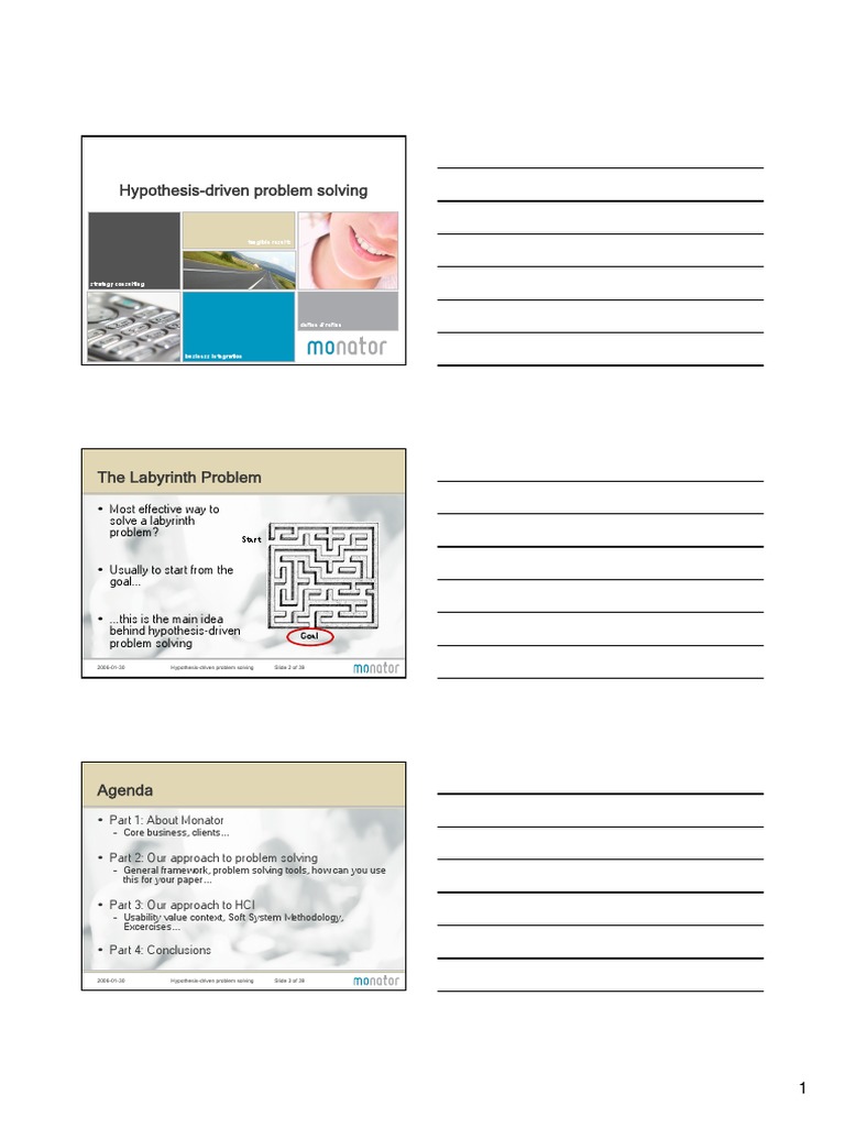 Hypothesis-Driven Problem Solving: - Most Effective Way To Solve A ...