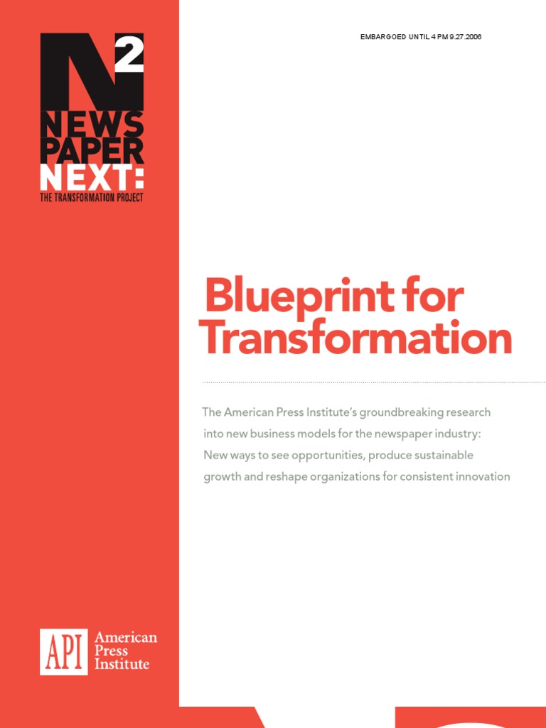 Newspaper Next - Bluprint For Transformation | PDF | Newspapers | Mass ...