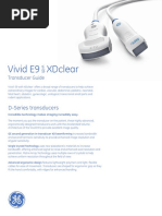 Vivid E95 Quick Instruction Guide | PDF | Image Resolution | Contrast (Vision)