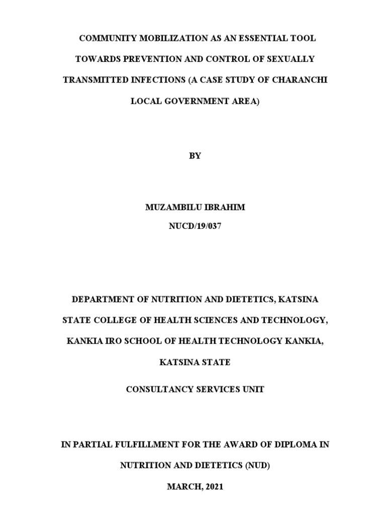 Community Mobilization As An Essential Tool | PDF | Sexually ...