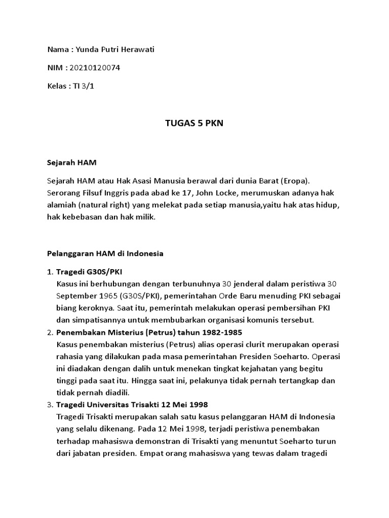 Tugas 5 PKN | PDF | Politik | Ilmu Sosial