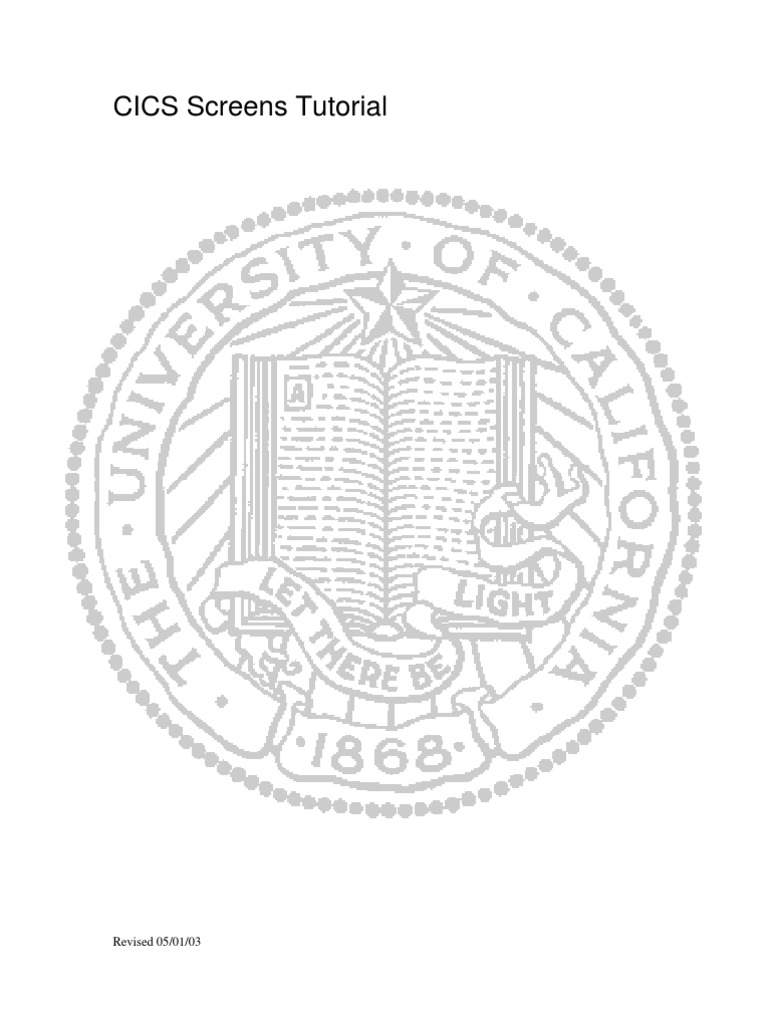 Cics Screens | PDF