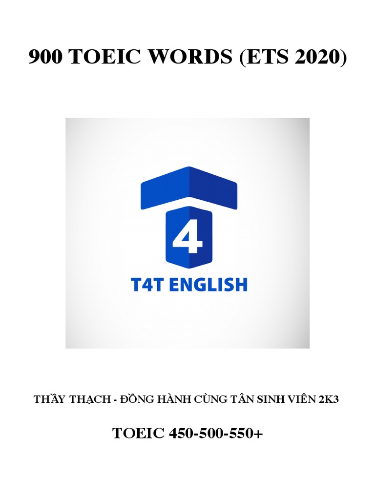 900 Toeic Words - TSV 2k3 | PDF