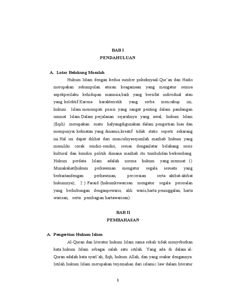 Hukum Perikatan Islam | PDF