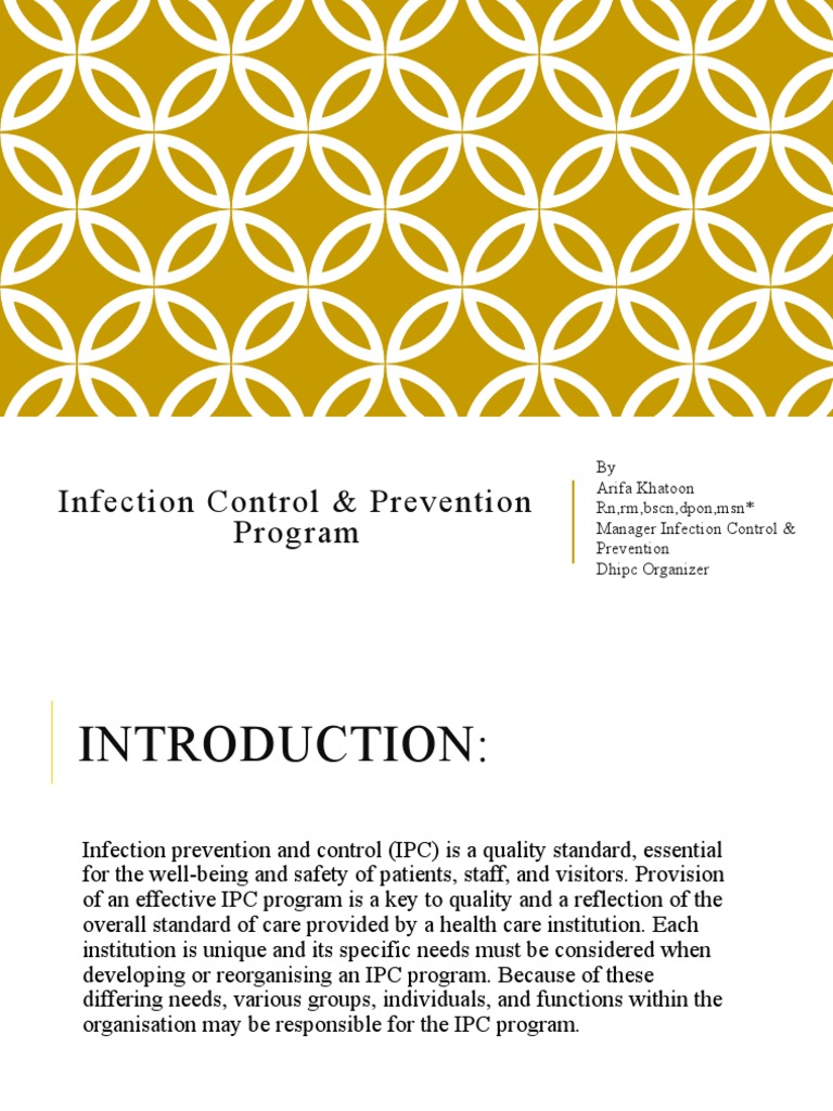 Basic Hospital Infection Control Program | PDF | Hospital Acquired ...