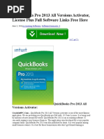 How To Download and Install QuickBooks Desktop Pro 2016 Version | PDF ...