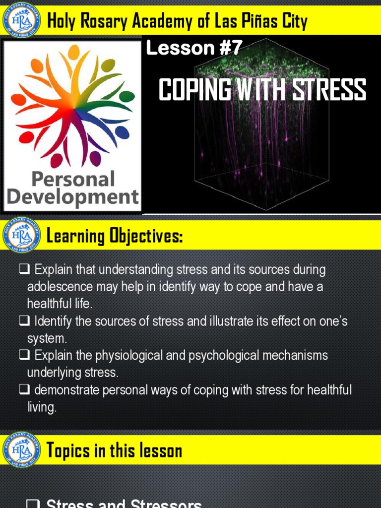 Managing Stress: Identifying Sources of Stress and Demonstrating ...