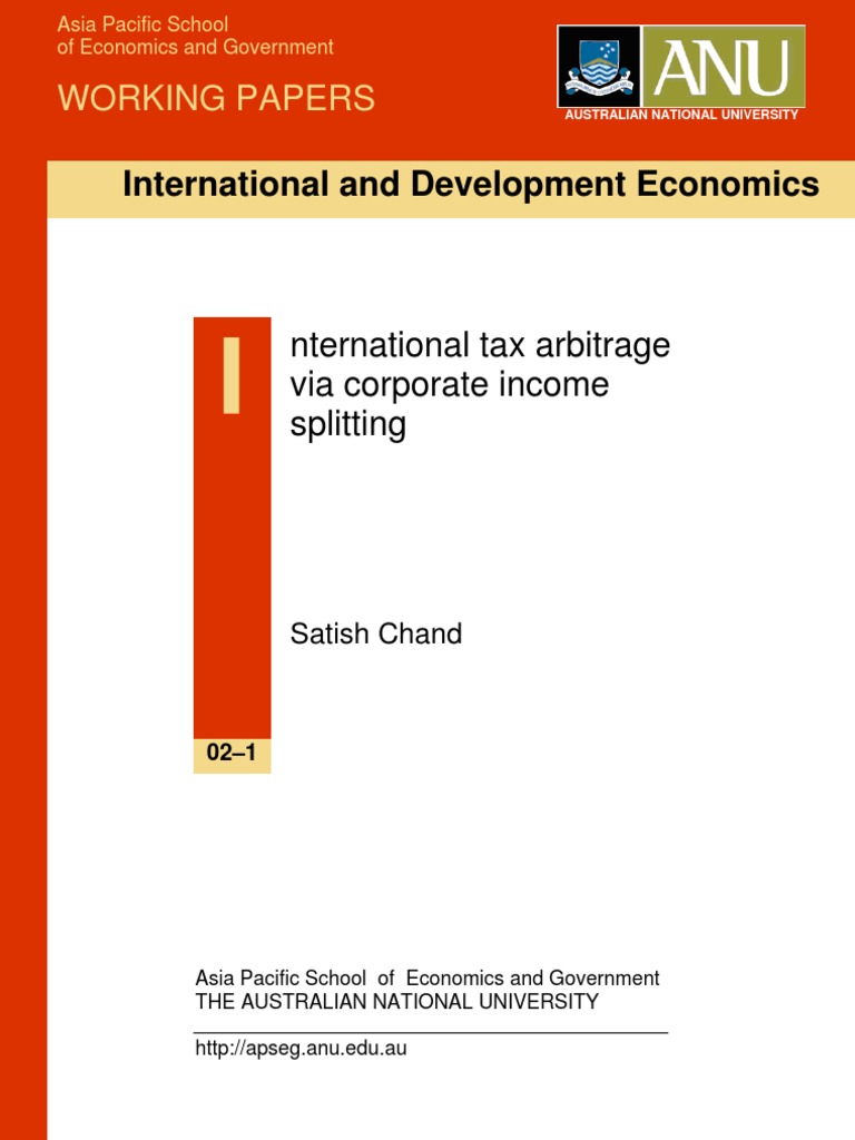 International and Development Economics: Working Papers | PDF ...