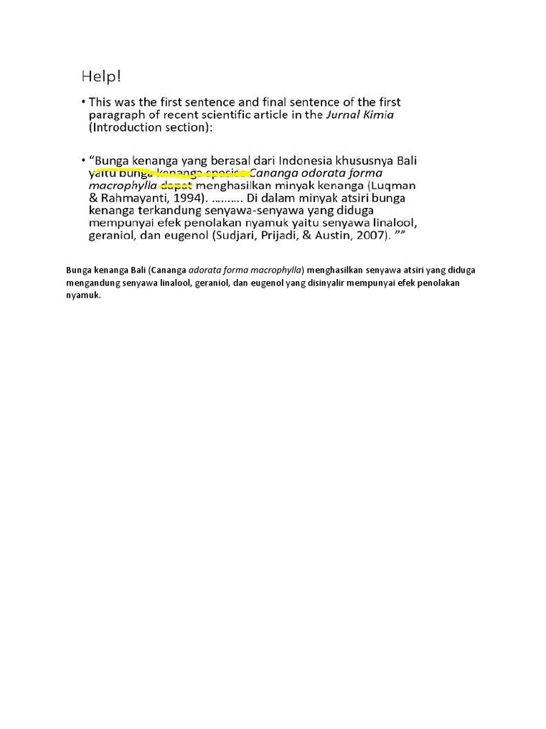 Bunga Kenanga Bali | PDF