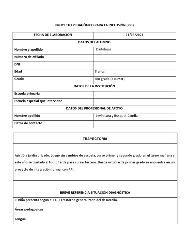 Ppi Primaria | PDF | Palabra | Evaluación