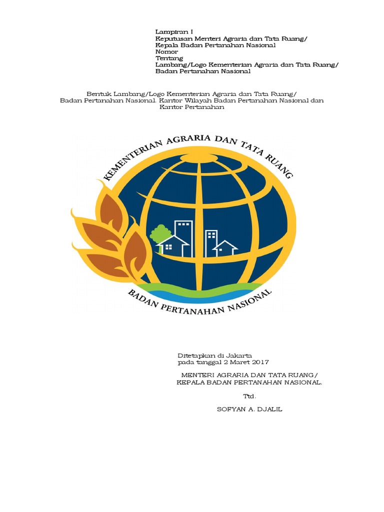 Lambang dan Makna Logo BPN | PDF