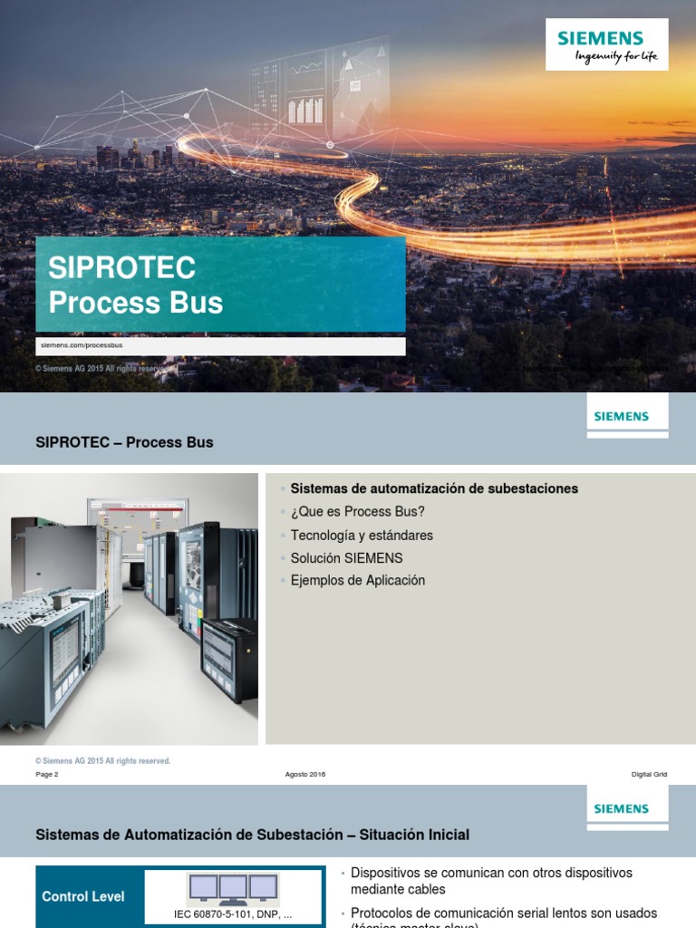 Presentacion Process Bus | PDF | Computación distribuída | Automatización
