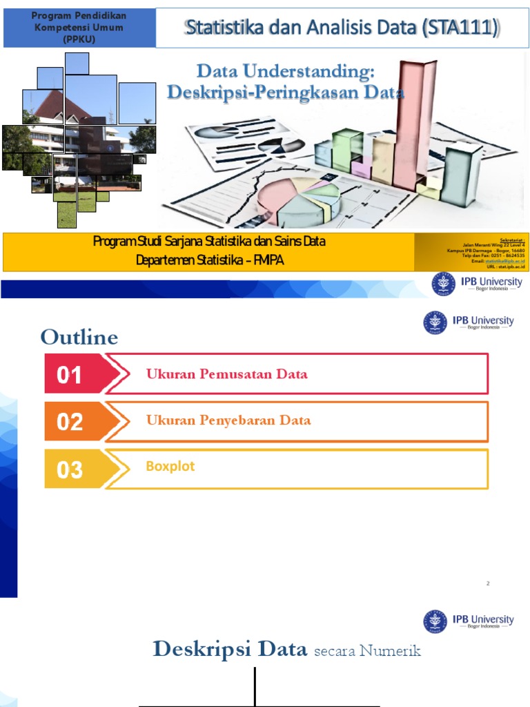 STA111-03-Data Understanding-Deskripsi-Peringkasan Data | PDF