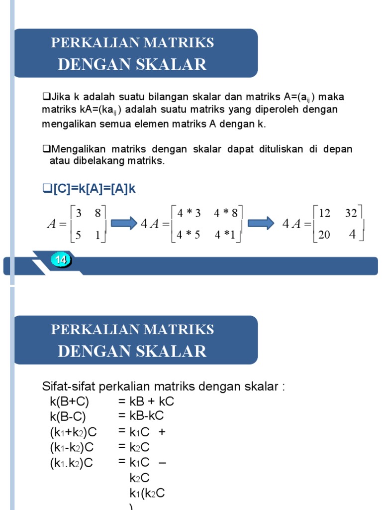 PRT 4 Perkalian & Pembagian Matriks | PDF