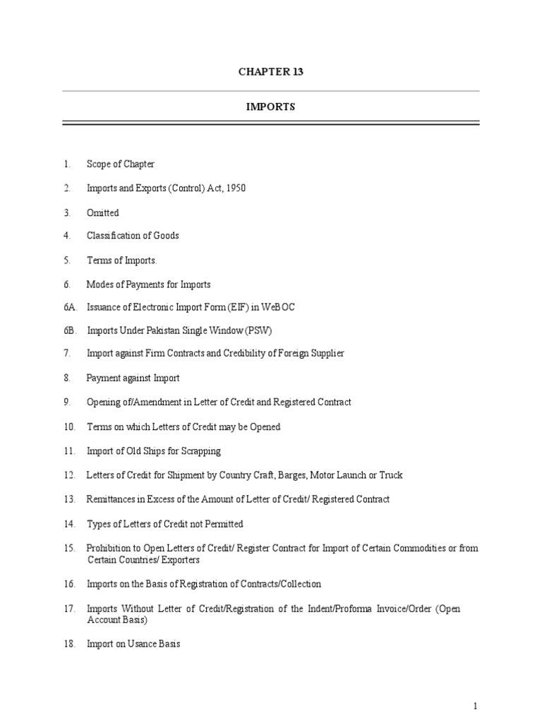 Fe Manual Chapter 13 Revised 2021 | PDF | Letter Of Credit | Electronic ...