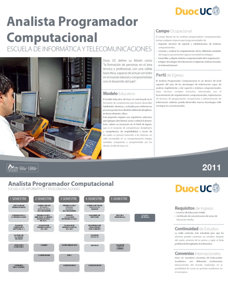 Analista Programador Computacional | PDF | Tecnología de información y ...
