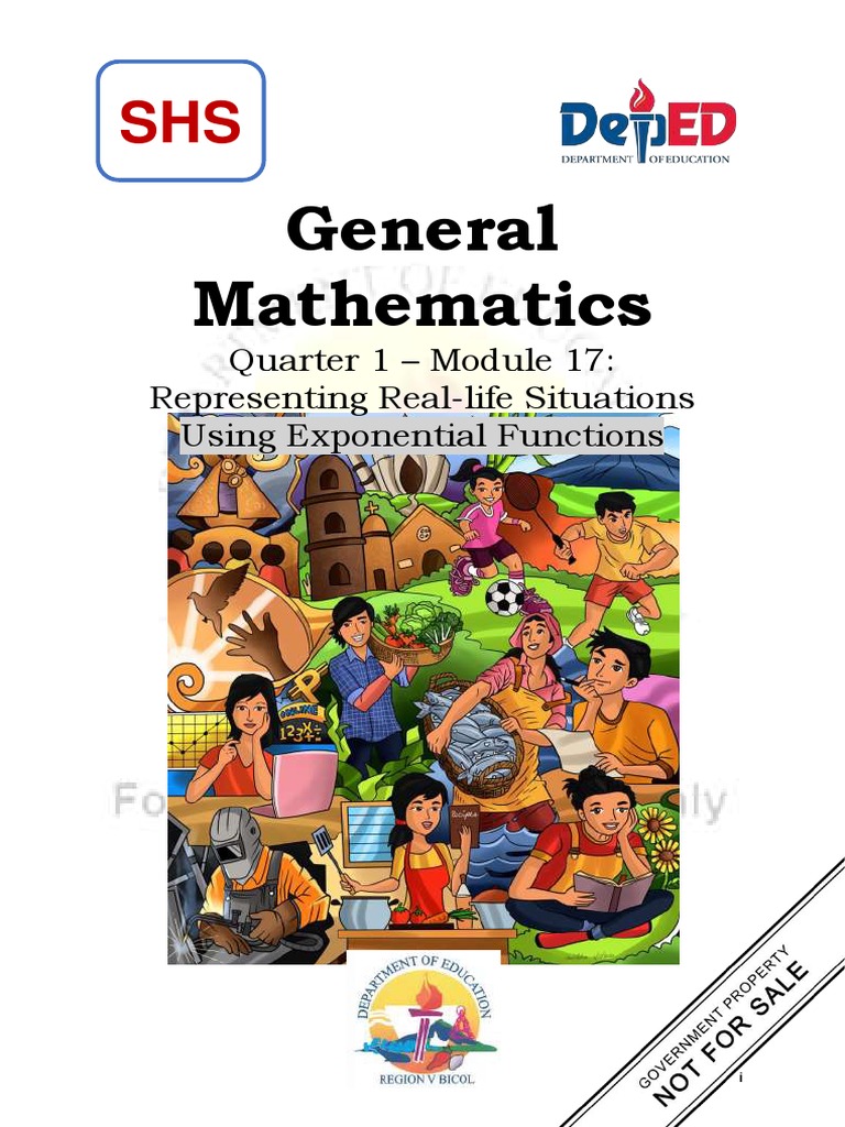General Mathematics: Quarter 1 - Module 17: Representing Real-Life ...
