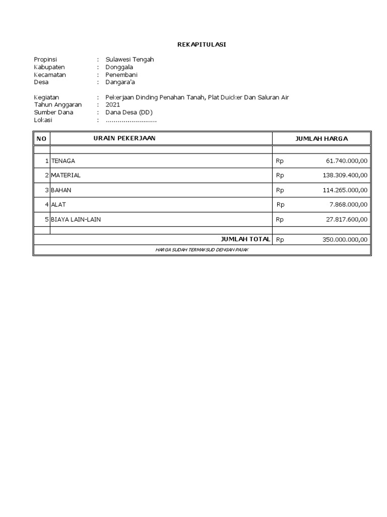 Rab Dinding Penahan Tanah Dan Plat Duicker | PDF