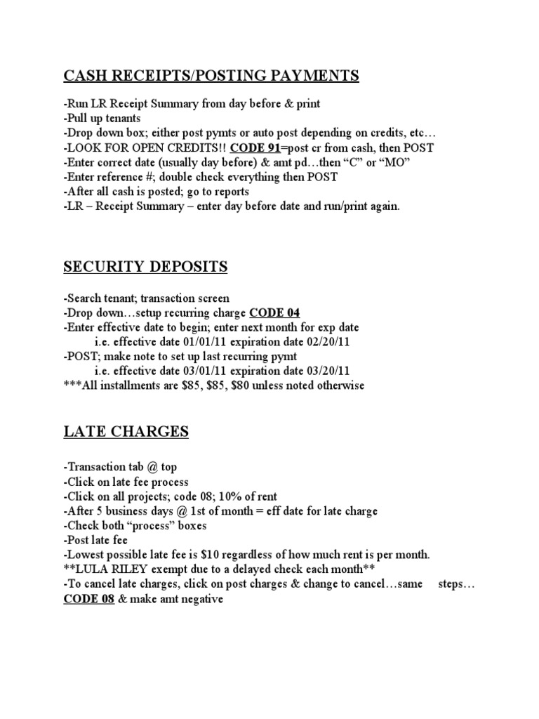 Work Notes | PDF | Fee | Receipt