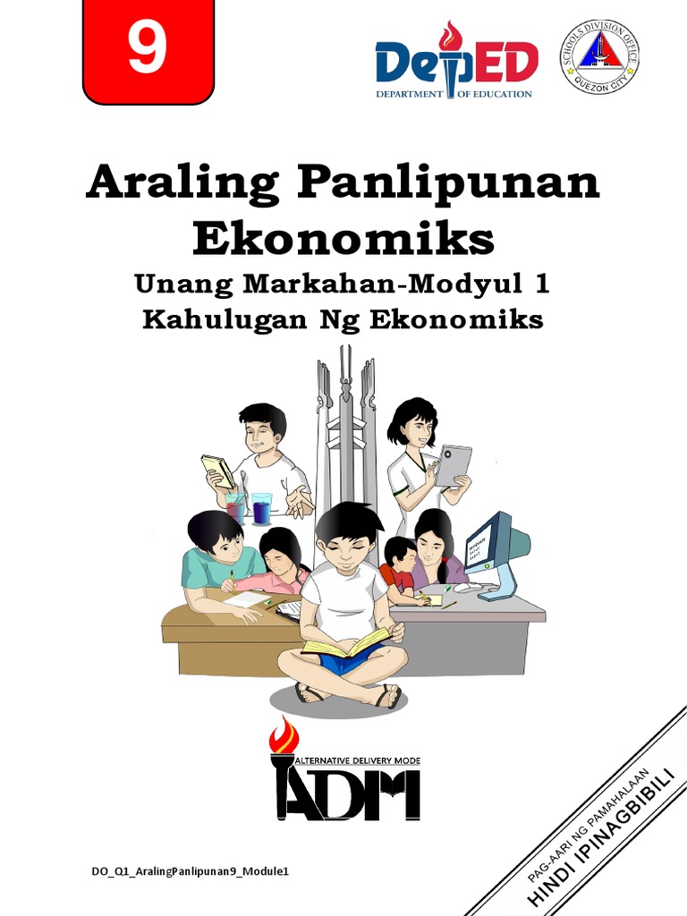 AP 9 - Q1 - Module 1 - Kahulugan NG Ekonomiks | PDF