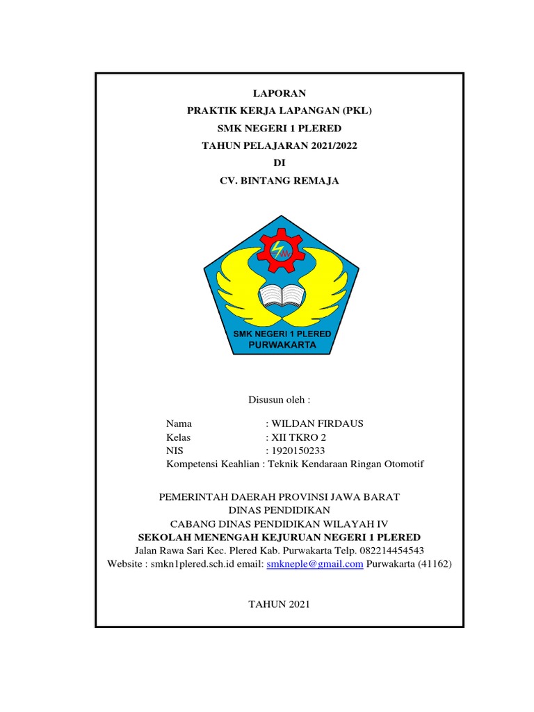 Laporan PKL Tkro | PDF