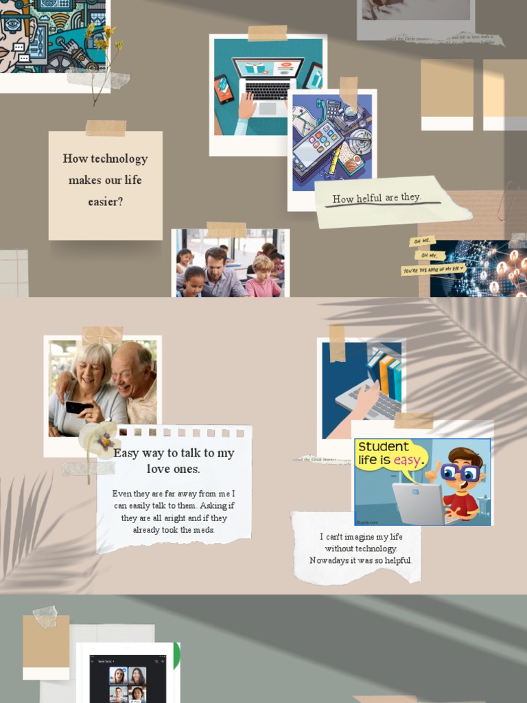 How Technology Makes Our Life Easier?: How Helful Are They | PDF