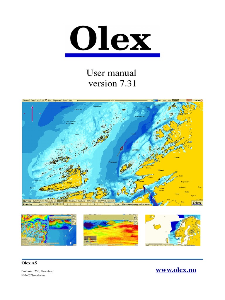 User Manual: WWW - Olex.no | PDF | Tide | Menu (Computing)