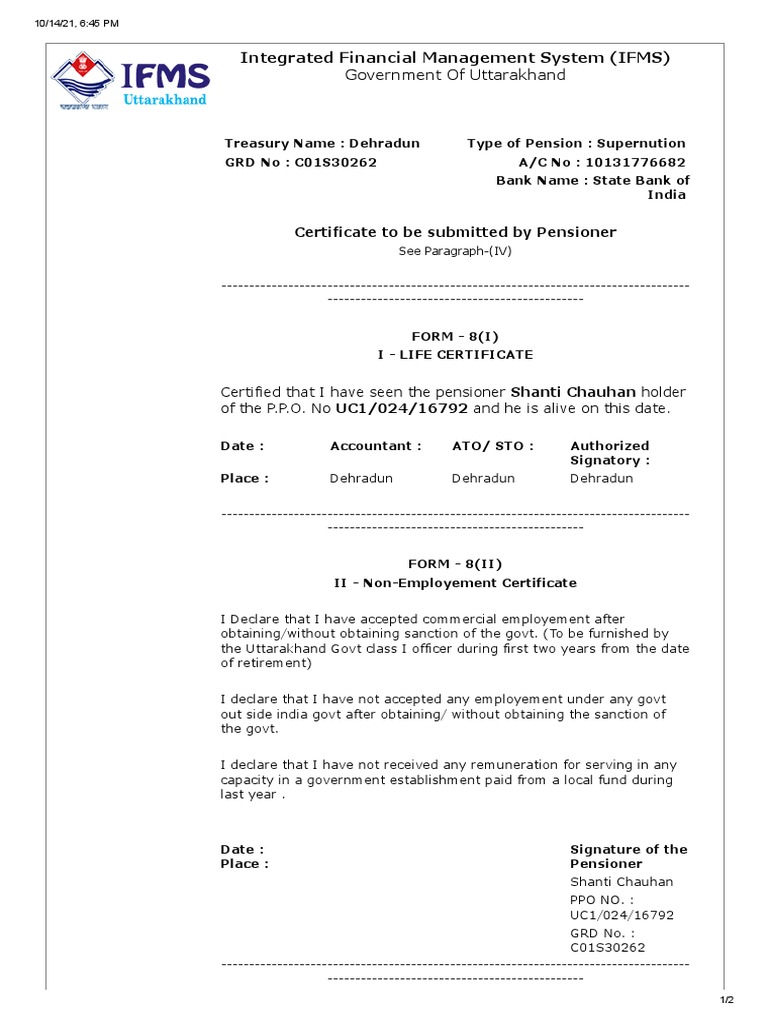 Integrated Financial Management System (IFMS) : Government of ...