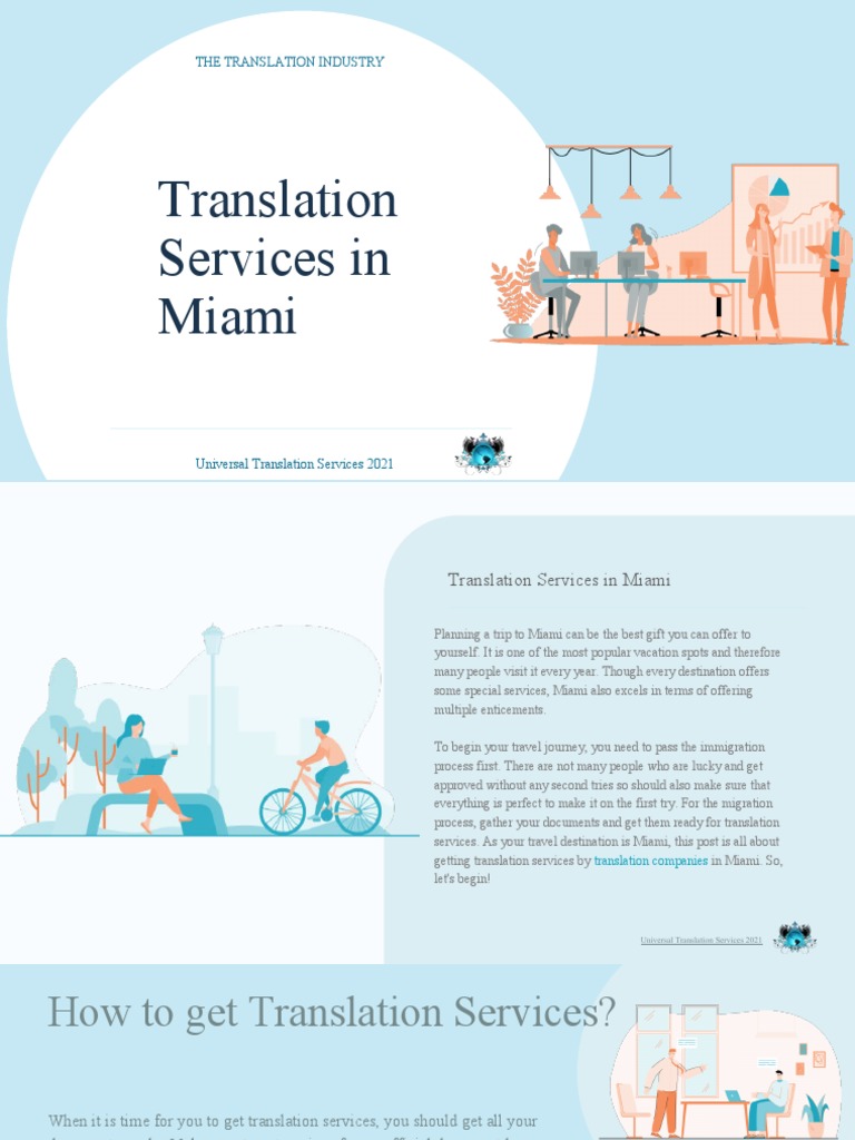 Translation Services in Miami | PDF | Translations | Notary Public